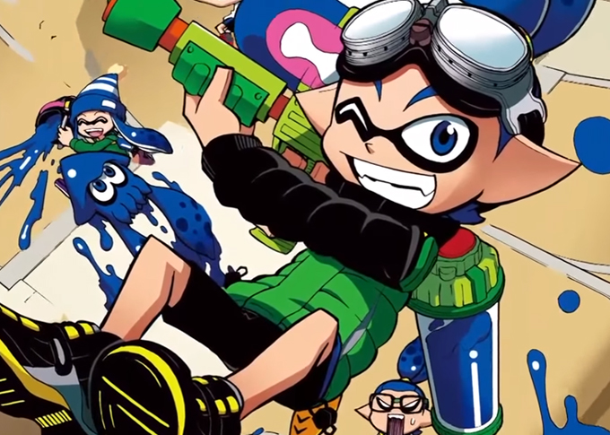 สาดสีกันให้สะใจ! จากมังกะเกมดัง Splatoon ถูกนำมาทำเป็น Motion Comic แถม ...